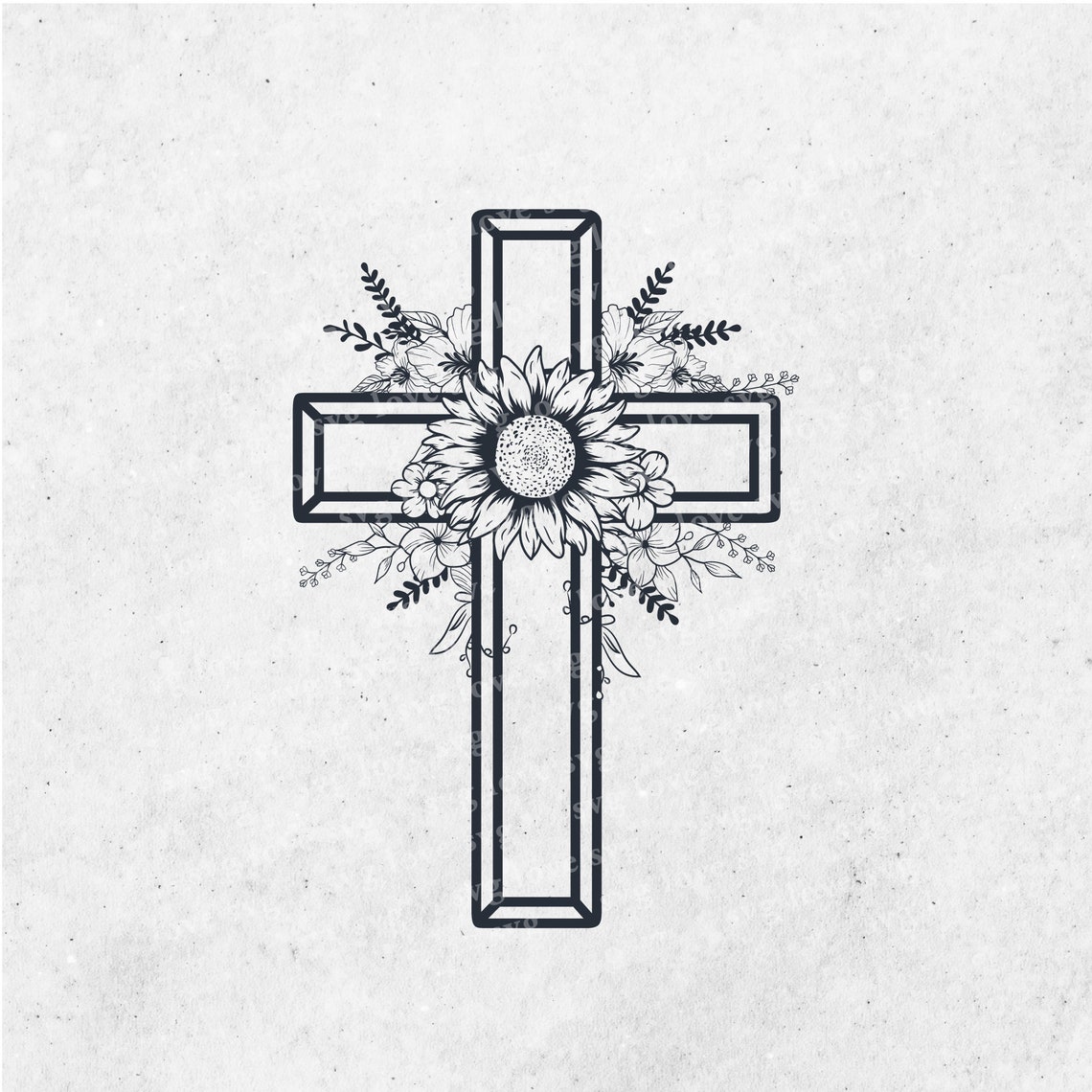 Cross Svg Design Cross Clipart Crosses Svg File Halloween - Etsy