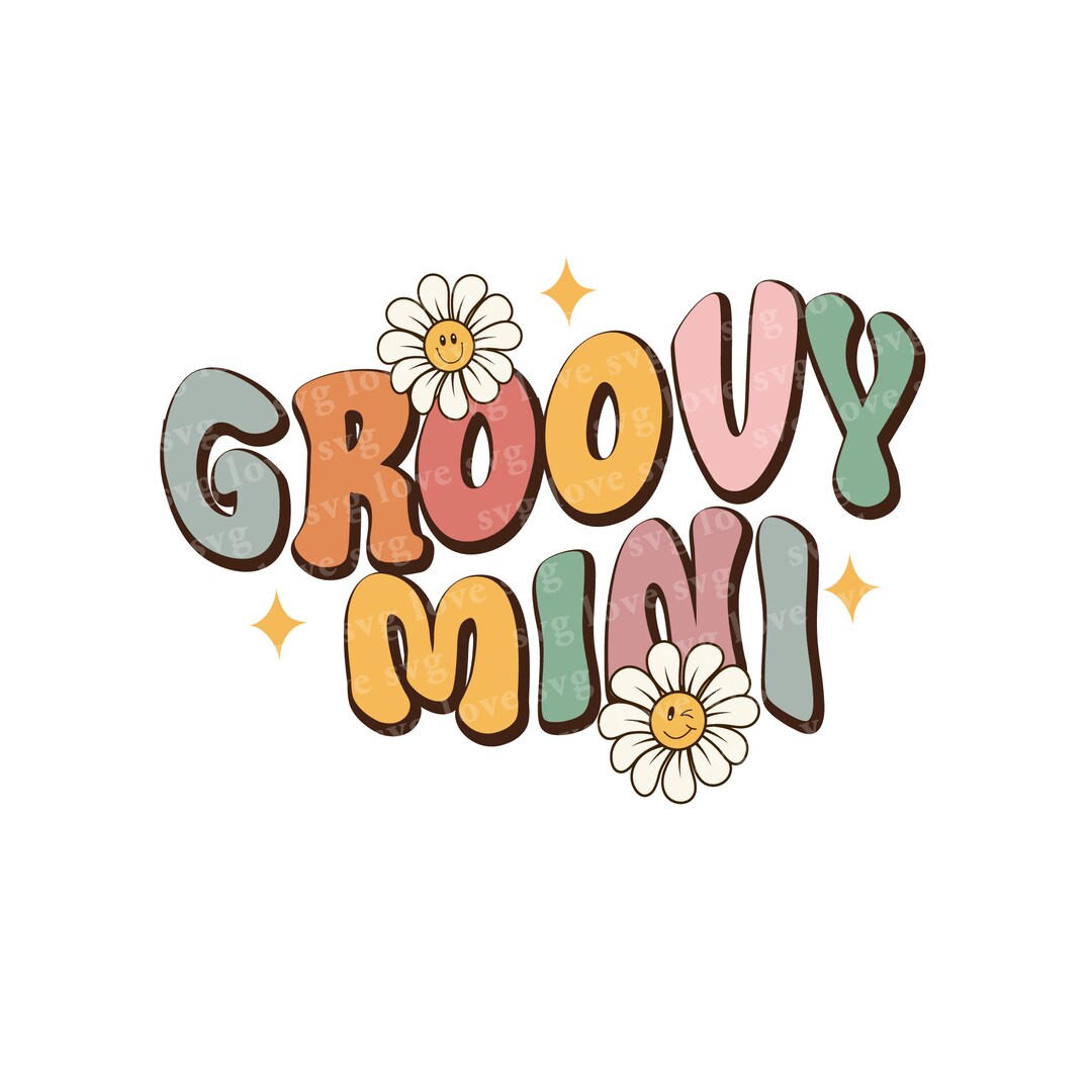 Groovy Mini Png Sublimation Designs, Hippie Groovy Mini Png, Groovy ...