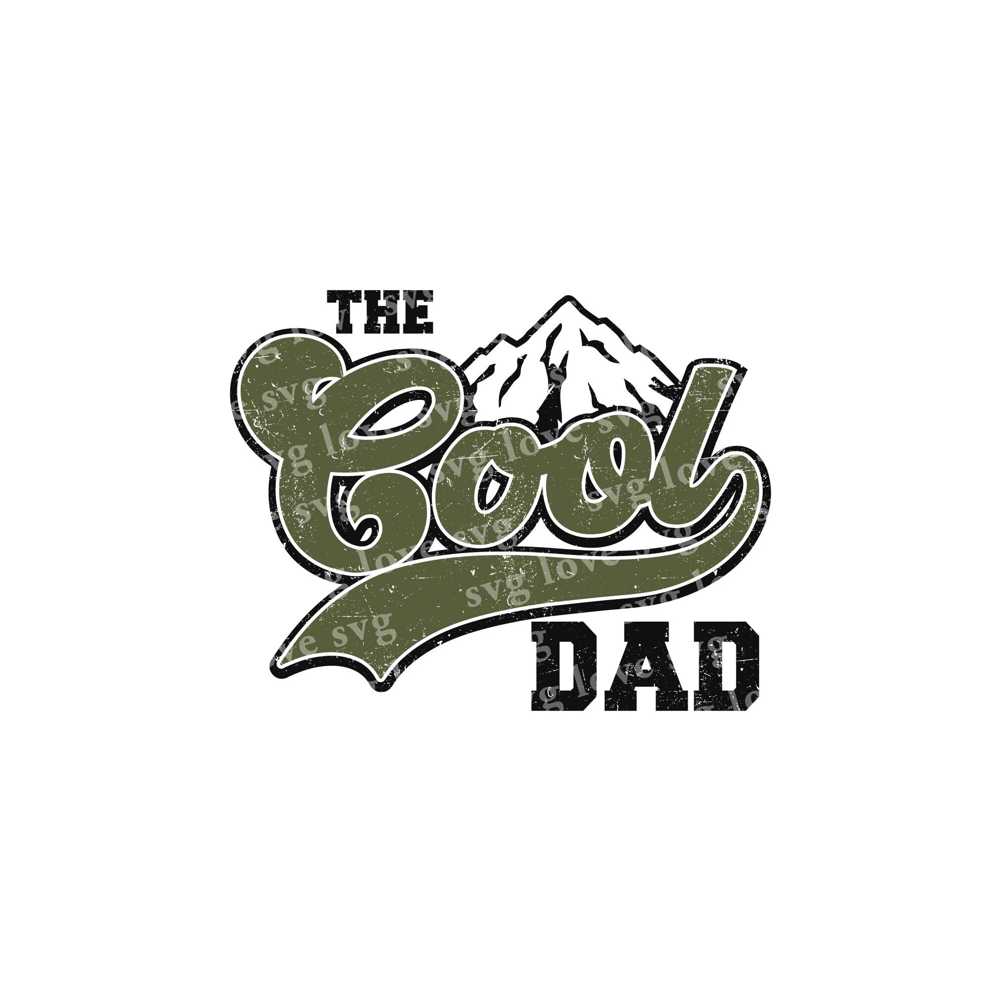Retro the Cool Dad PNG Fathers Day PNG Best Dad Ever Png - Etsy