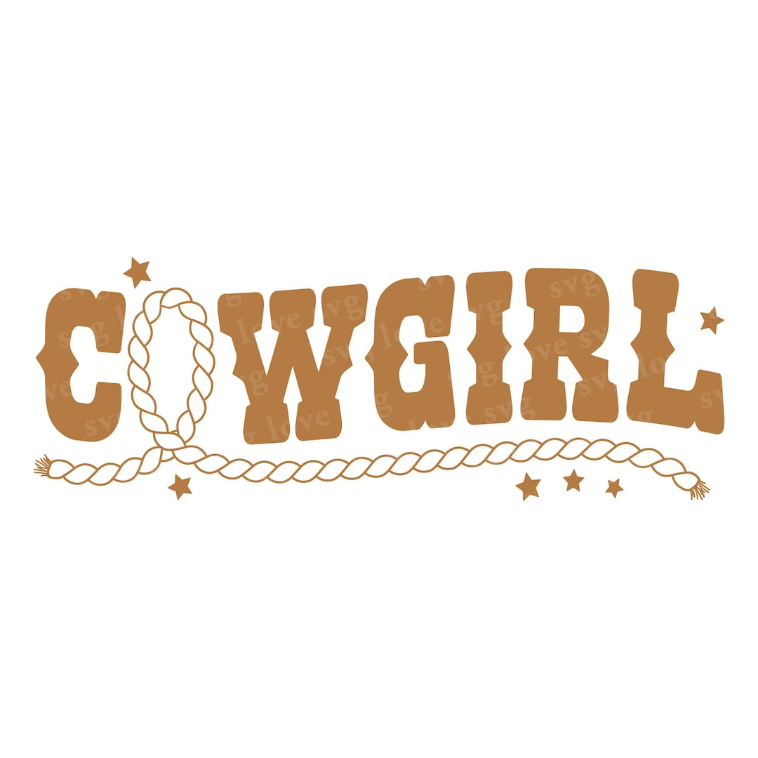 Cowgirl Svg Png, Rope Design, Country Girl Western Svg, Cowboy and ...