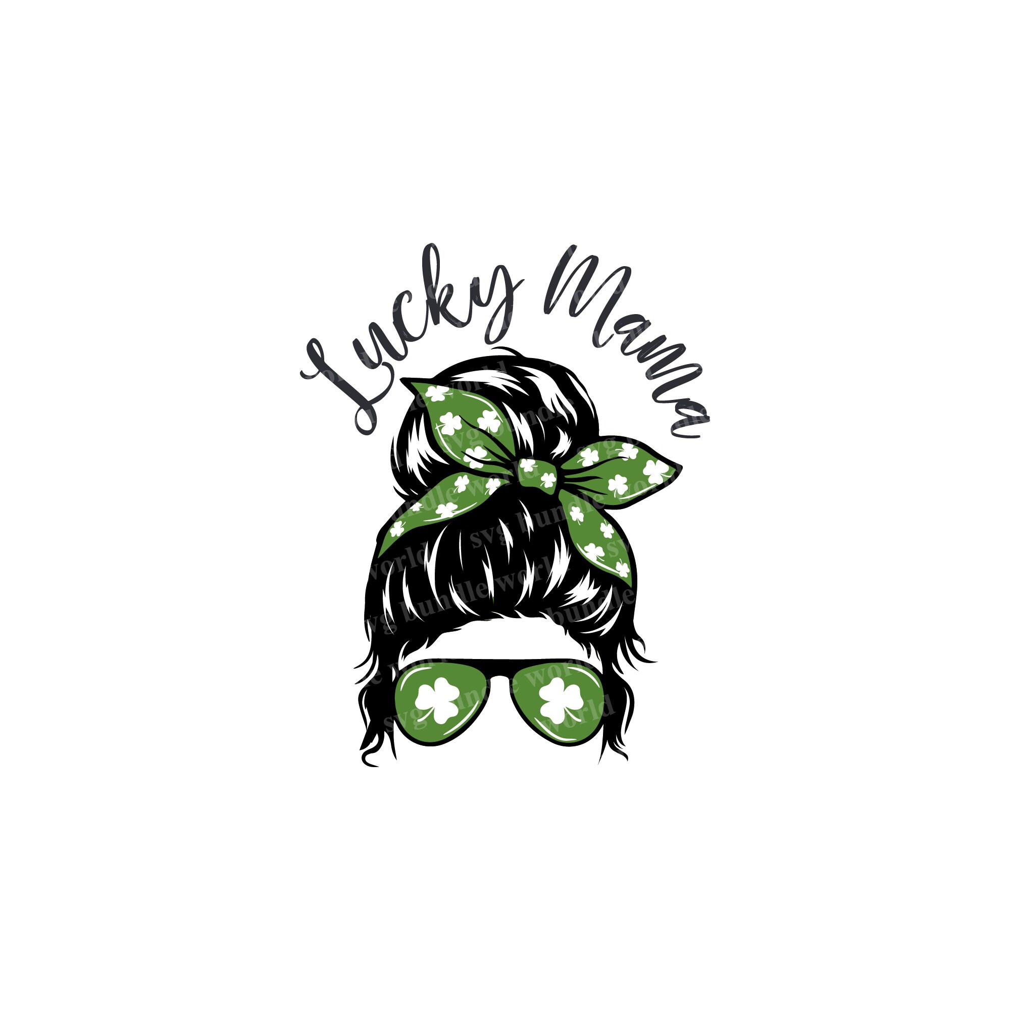 Lucky Mama Sublimation Lucky Mama Svg Design Irish Mama Svg Etsy