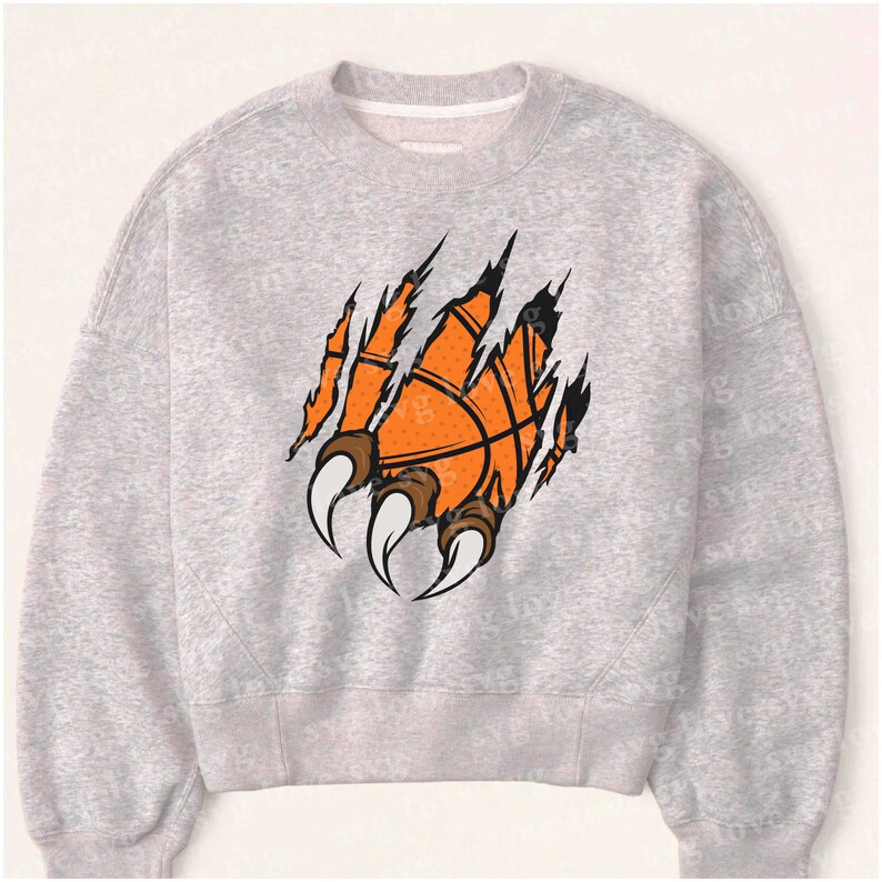 Basketball Ball Bear Claw Ripping Png Bear Scratch Png - Etsy