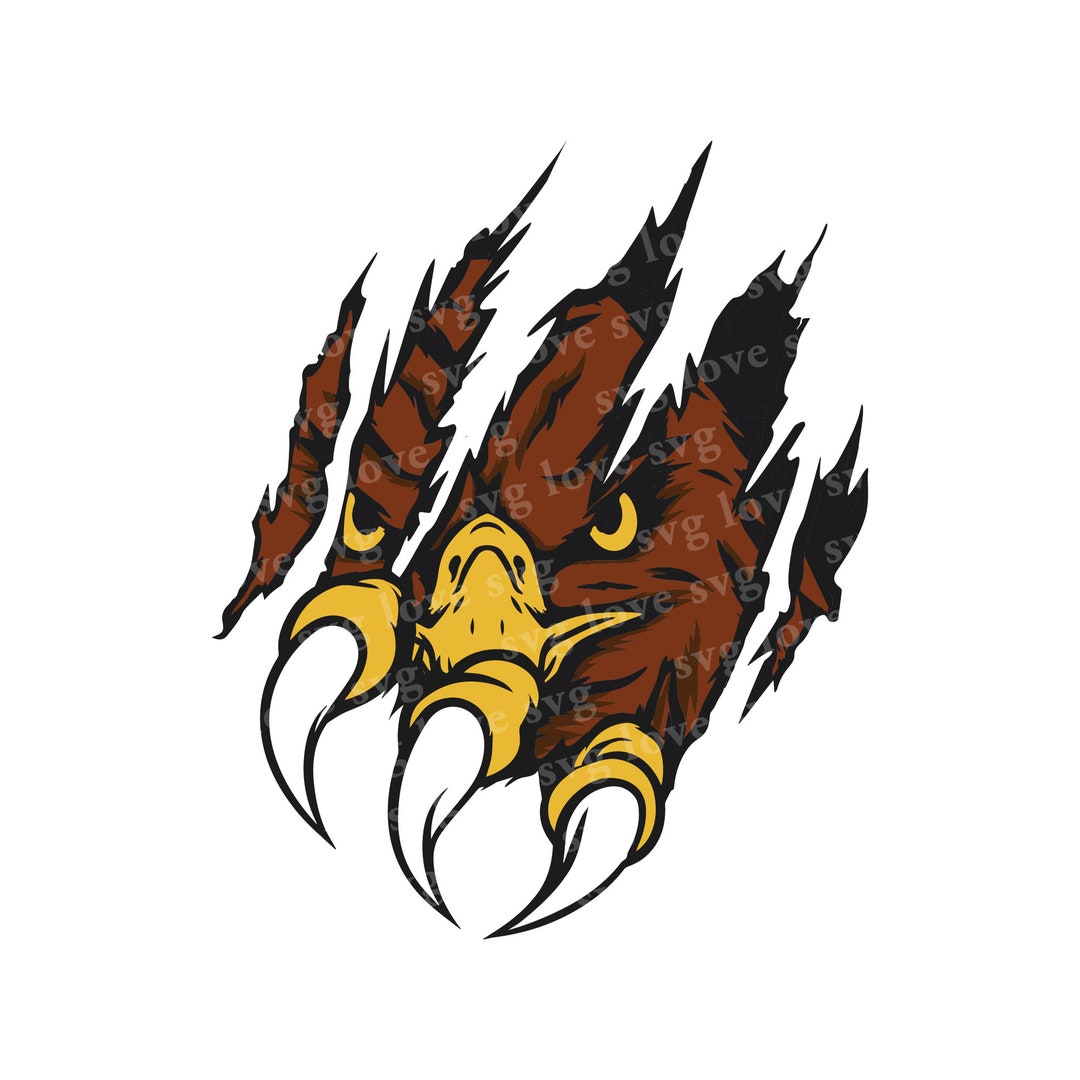 Hawk Scratch Png Design | Hawk Scratch Png | Hawk Claw Design| Claw ...