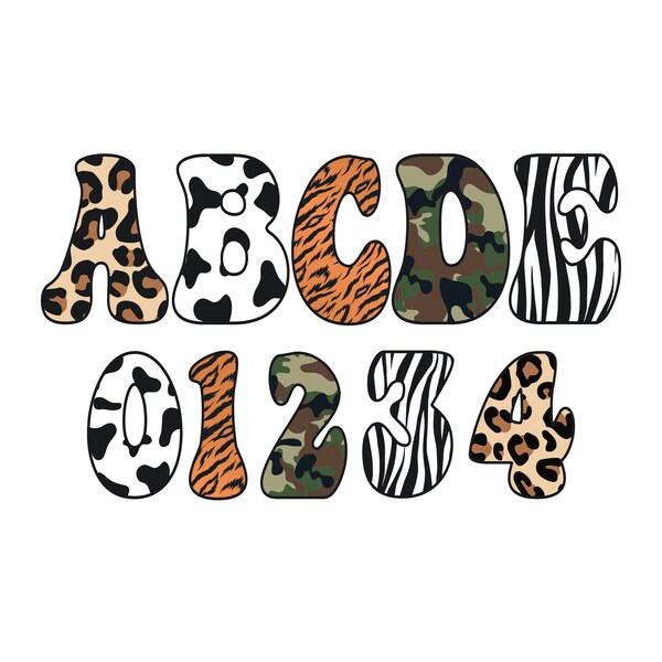 Safari Animal Skin Letter - Etsy
