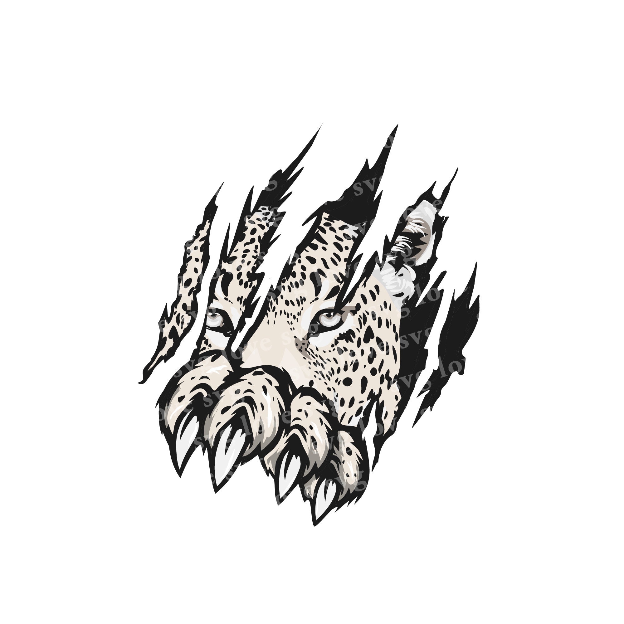Leopard Scratch Png Design Claw Scratch Png Cheetah Claw - Etsy