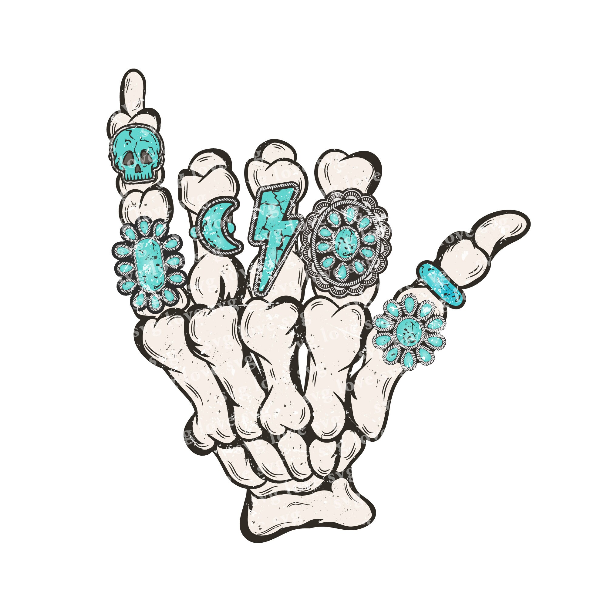 Western Skeleton Hand PNG Western Skeleton Jewelry PNG - Etsy