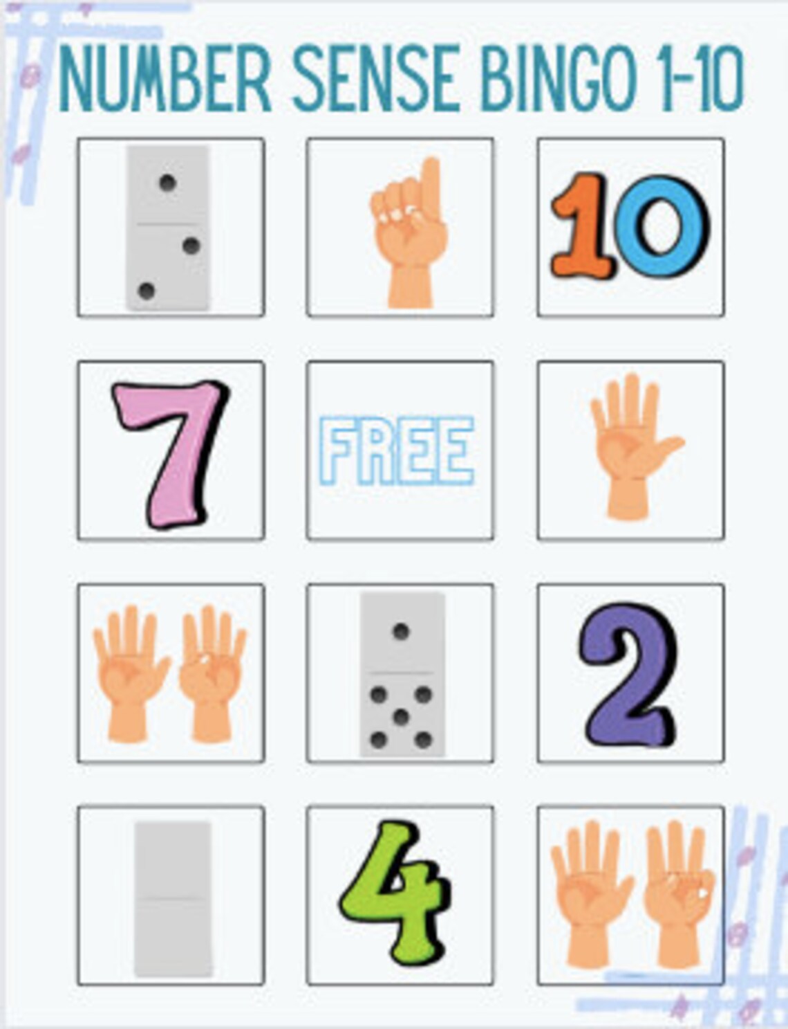 Number Bingo, Number Sense, Preschool Math Activities, Preschool Math ...