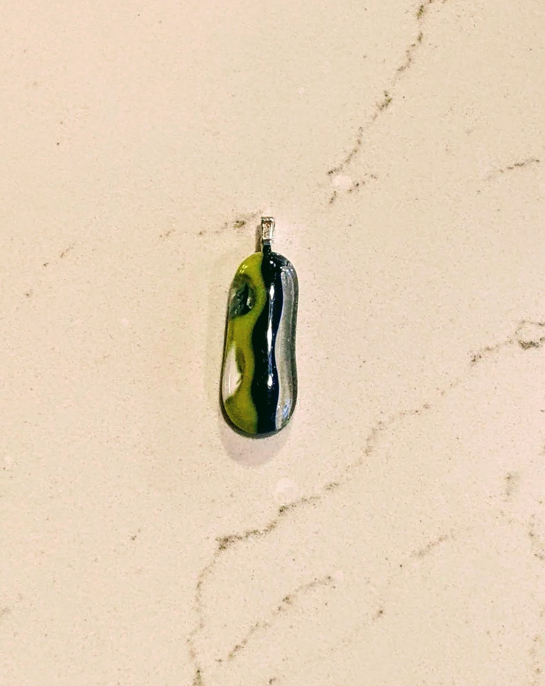 Seattle Seahawks Inspired College Navy and Action Green Fused Glass ...