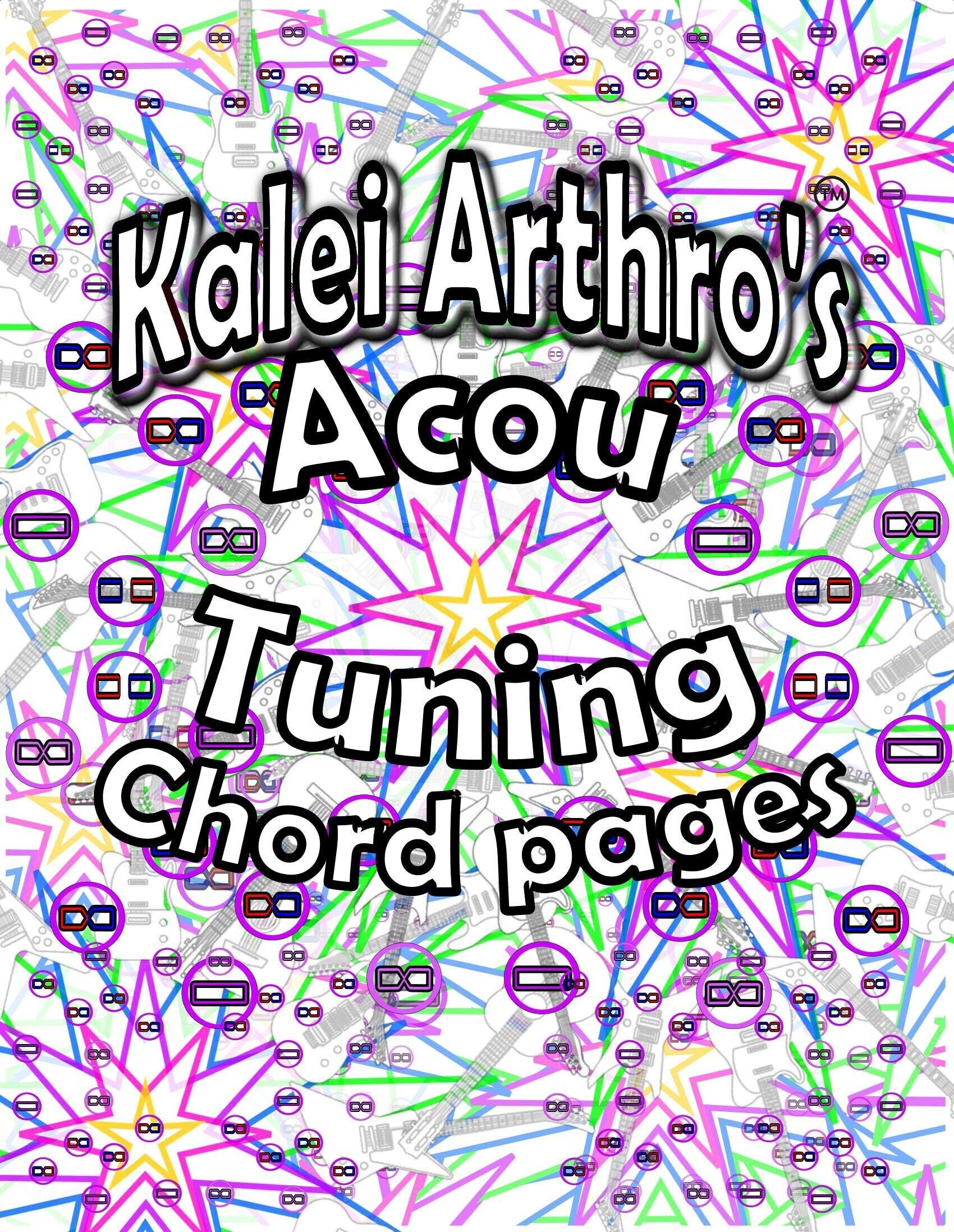 10.acou (DADABE) Chord Pages. Printable, Charts, Posters, Gear, Gift ...
