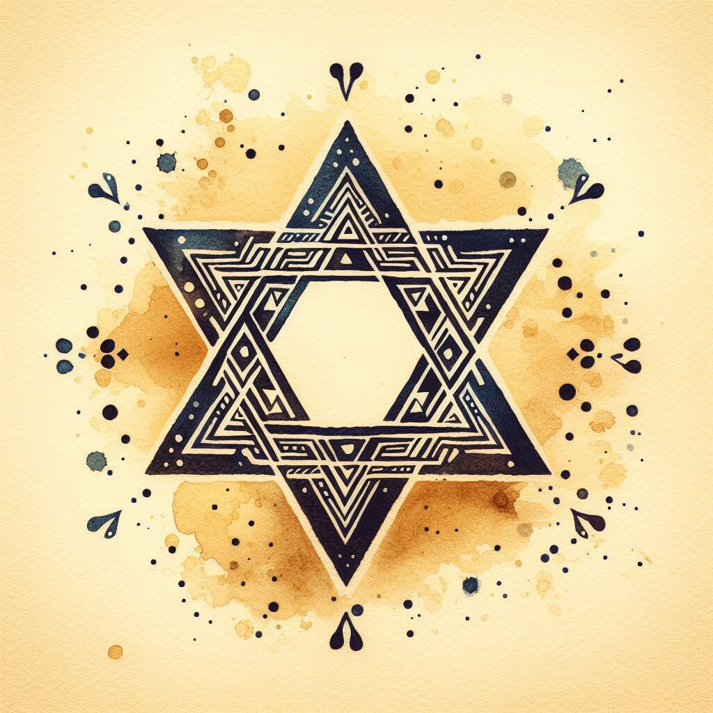 Decoration- Set of Star of David Images - Etsy