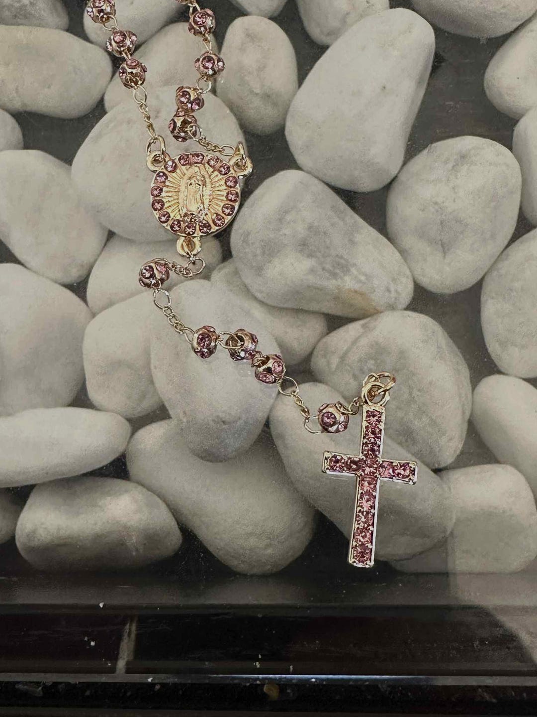 14K Gold-filled Rosary | Handmade Catholic Prayer Beads | Elegant Gift ...
