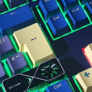 RTX 4090 Graphics Card - Custom Artisan Cherry MX Keycap - Etsy