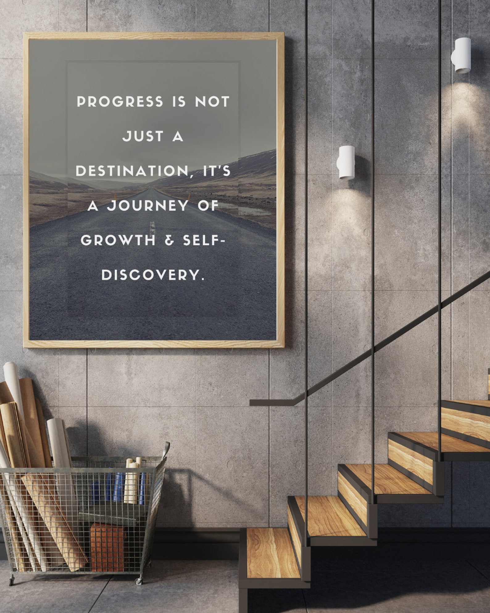 Progress as a Journey Poster, Therapy Poster, Therapy Office Decor ...