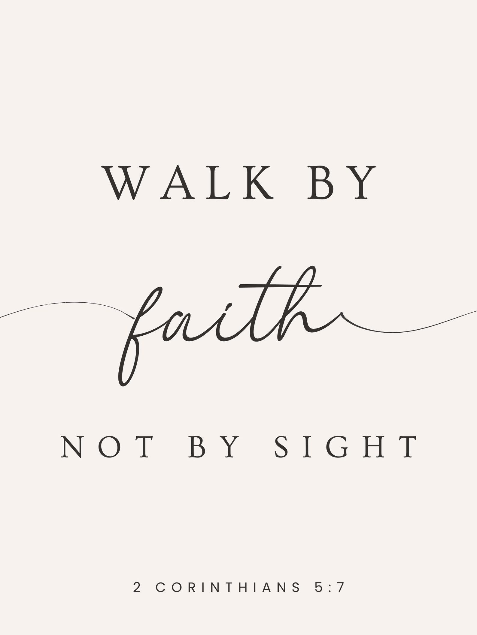 Biblical Poster, Faith Based Décor, Wall Art, Aesthetic, Neutrals ...