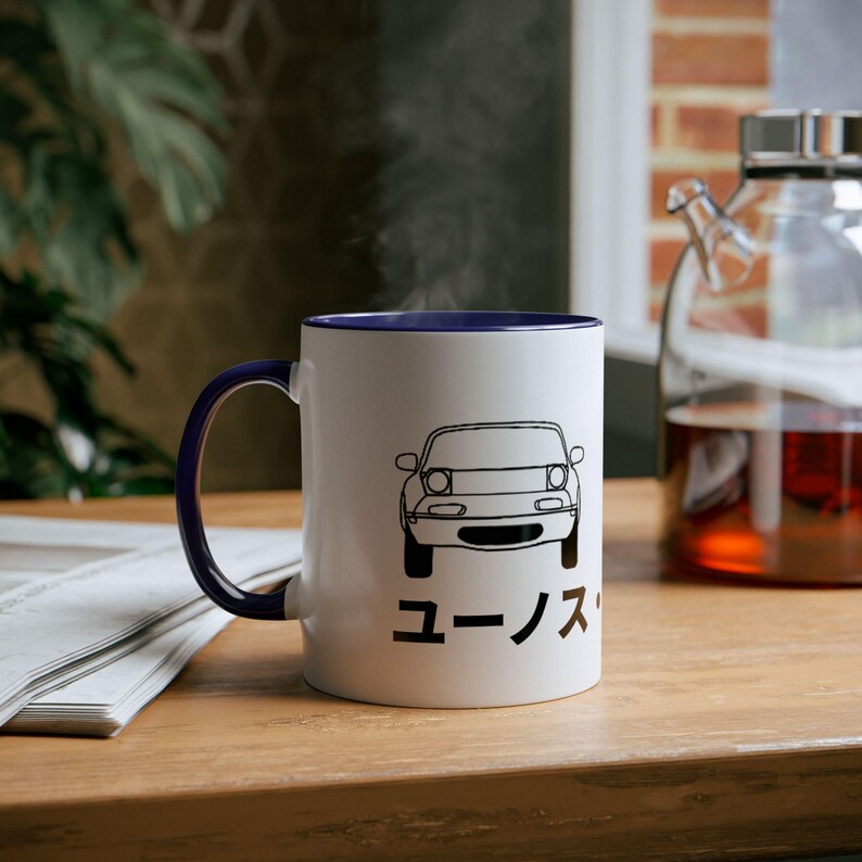 Mazda Miata MX5 Eunos Roadster Mug Classic Car Themed Perfect Retro Car ...