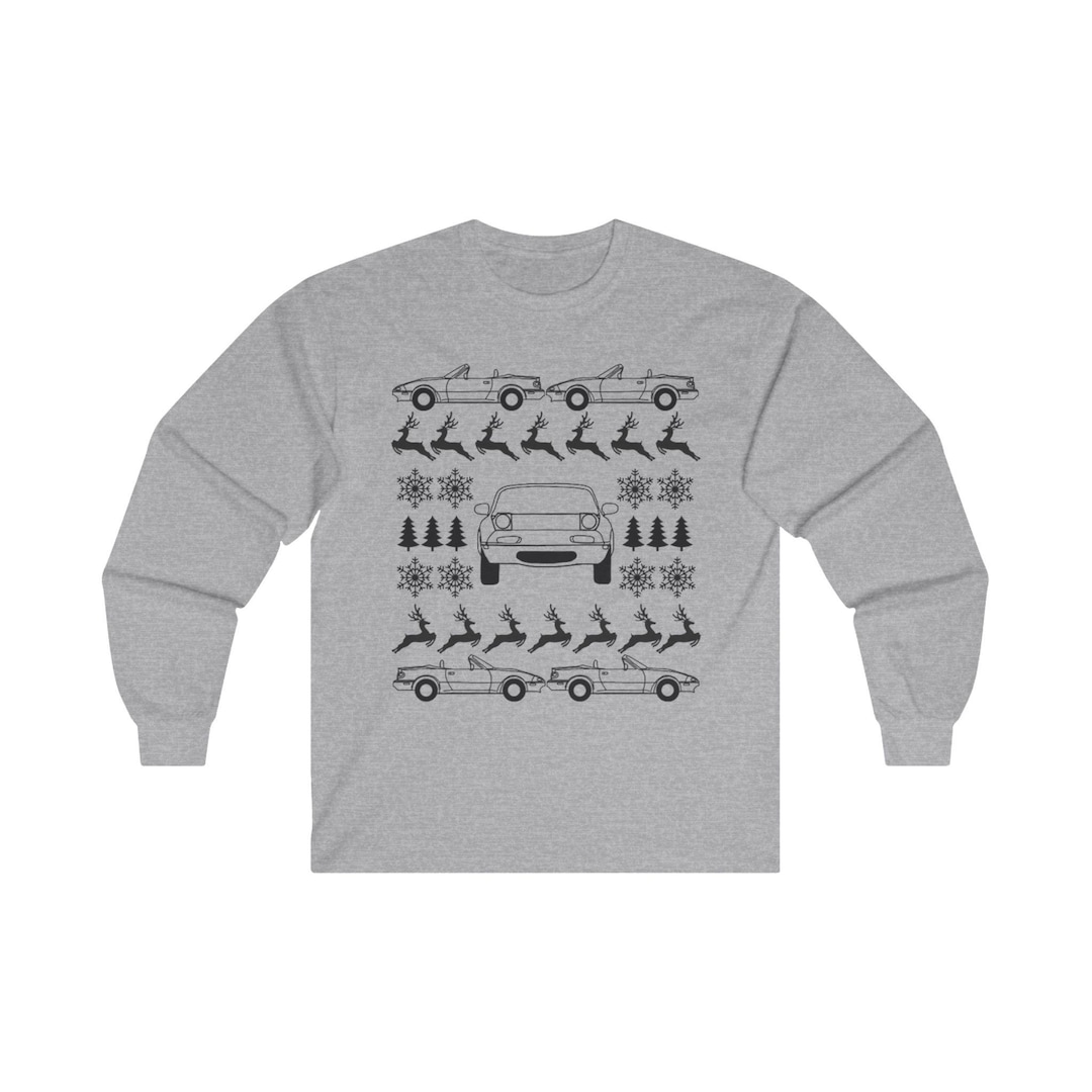 Christmas Classic Mazda Miata Eunos MX5 Pullover Jumper - Festive ...