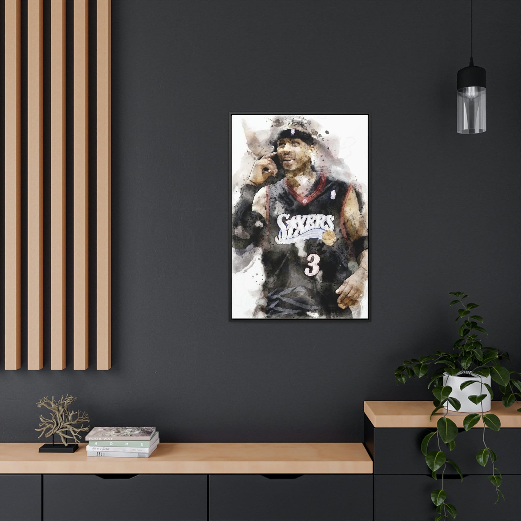 Allen Iverson Canvas or Poster Philadelphia 76ers Canvas - Etsy