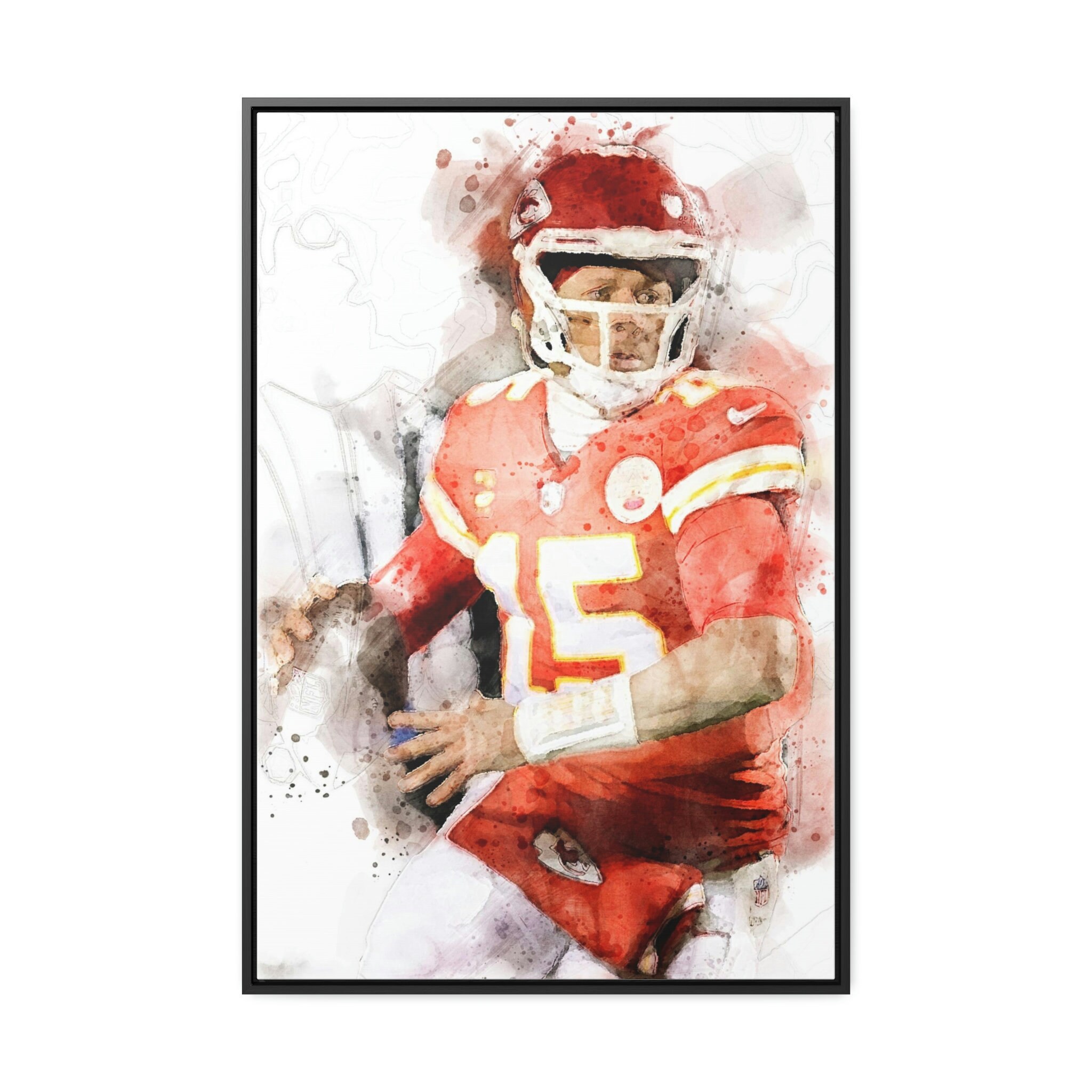 Patrick Mahomes Canvas or Poster Mahomes Wall Art - Etsy
