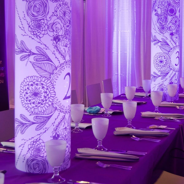 Custom Light up Centerpiece - Etsy Canada