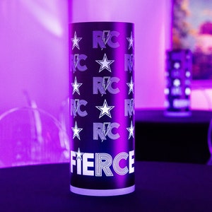 Personalized LED Light-up Cylinder – Custom Party Decor for Birthdays ...