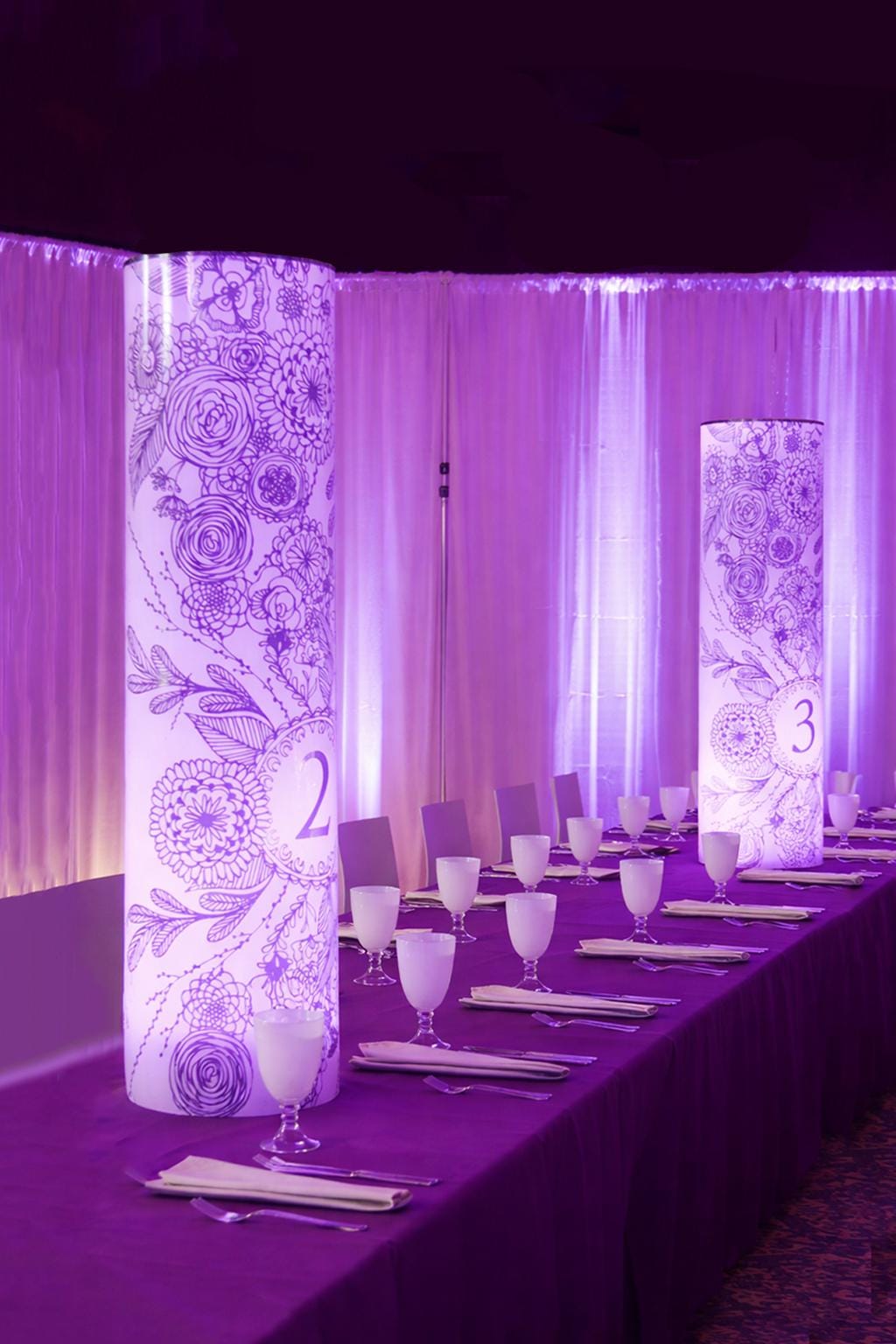 Custom LED Light up Centerpiece: Party & Corporate Event Decor - Etsy