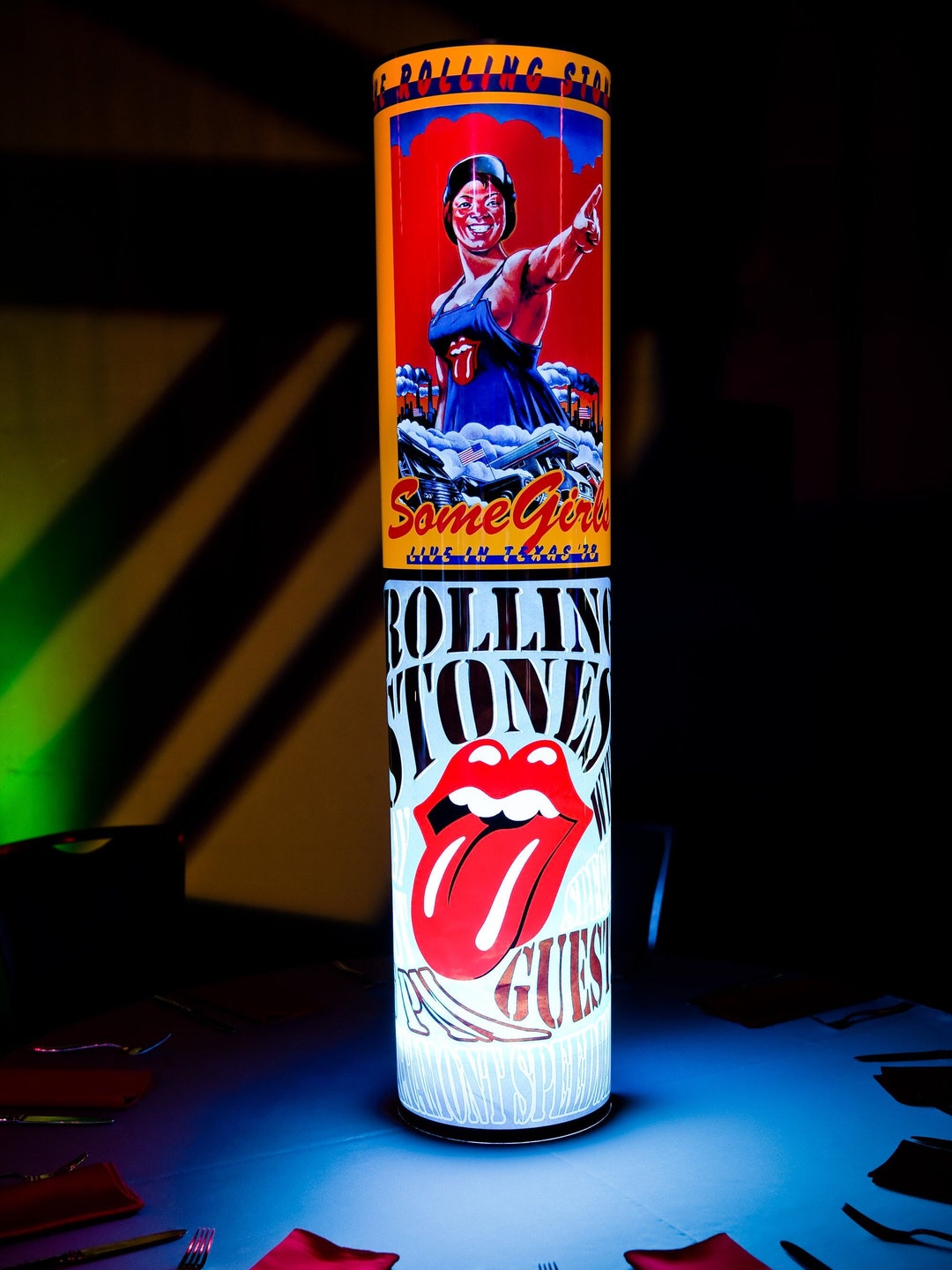 Custom LED Light-up Tube – Personalized Party Decor With Logo Design ...