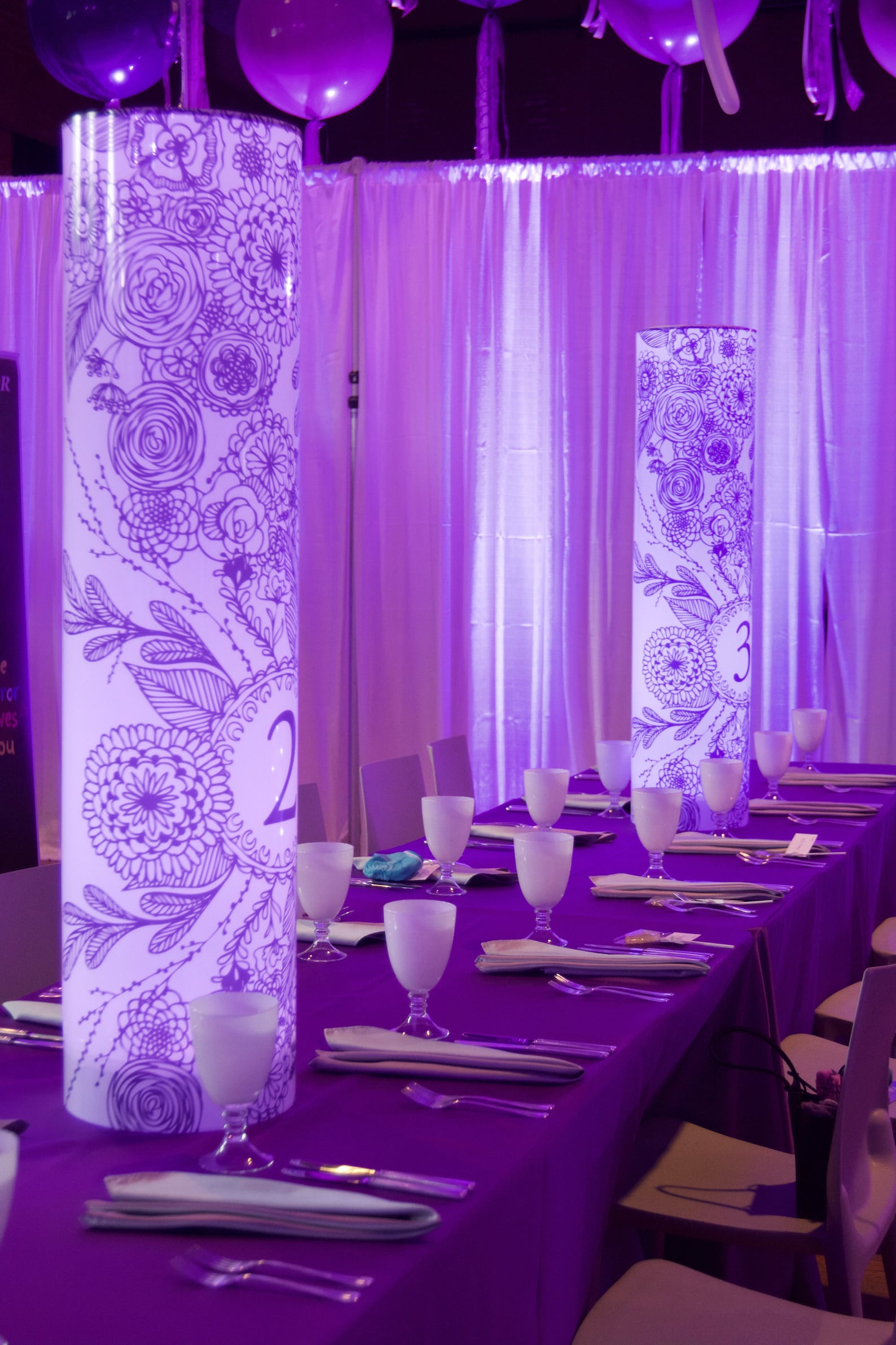 Custom Light up Centerpiece: Event Table Decor, Corporate & Parties - Etsy