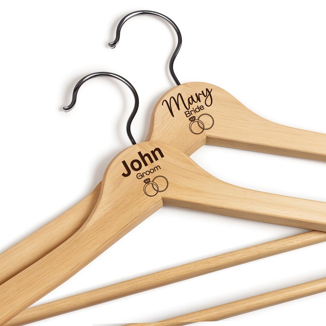 Personalized Hangers, Custom Hangers for Wedding, Engraved Bridesmaid ...