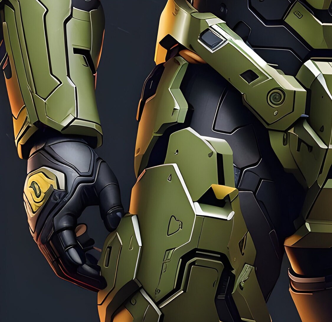 Futuristic Knight, Futuristic Video Game Knight, Futuristic Video Game ...