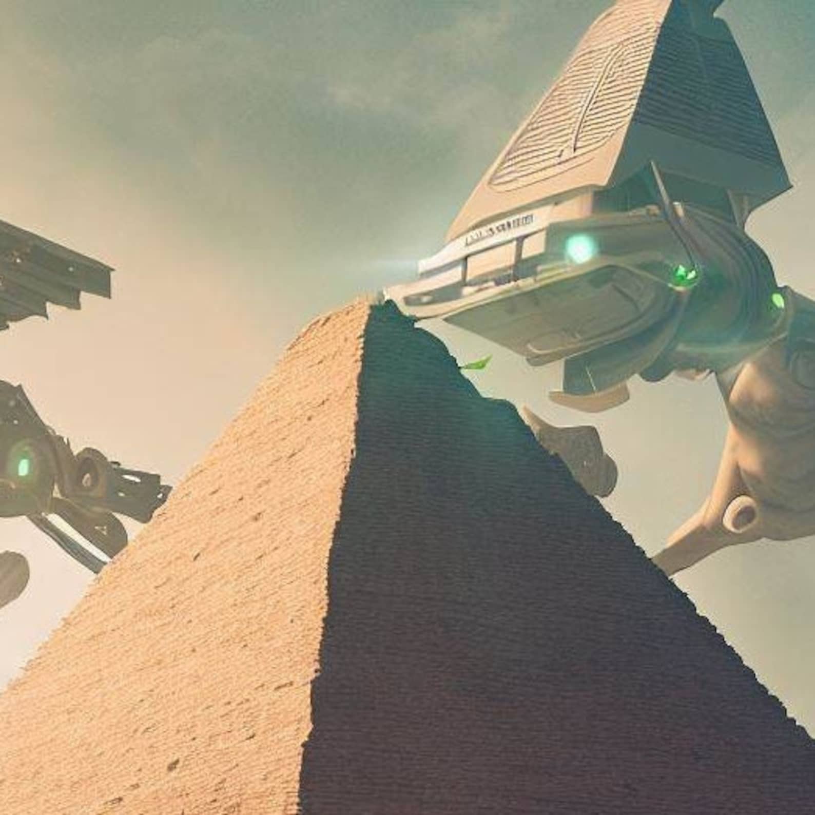 The Creation of the Pyramids of Egypt Pyramids of Egypt - Etsy