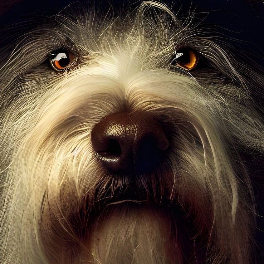 The Wizard Dog, a Very Wise Dog, a Wise Dog With Magical Knowledge, a ...