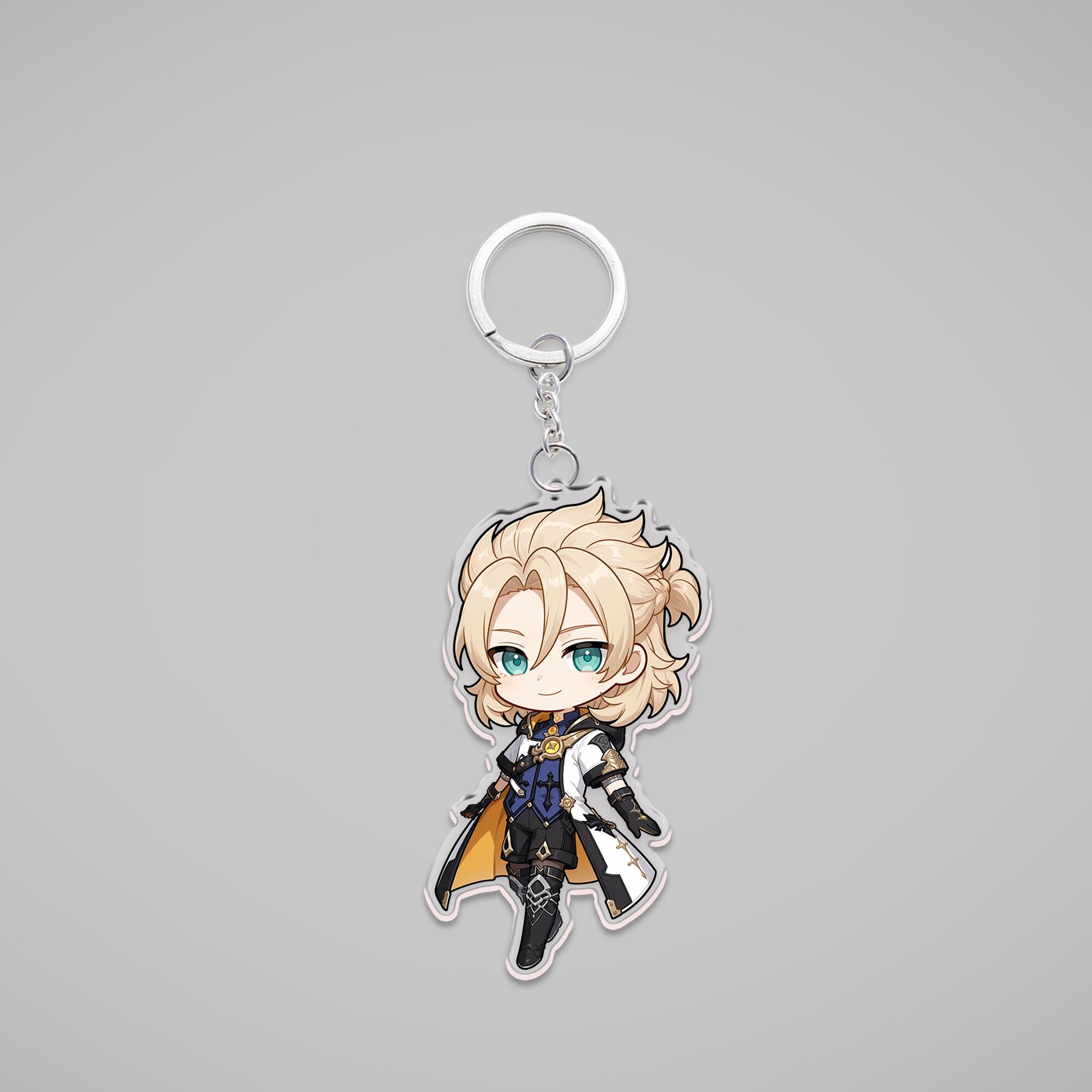 Genshin Impact Acrylic Keychain - Albedo, Durin, Baizhu - Etsy