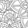 Giant Coloring Poster mandala Coloring Creative Coloring Page Summer ...