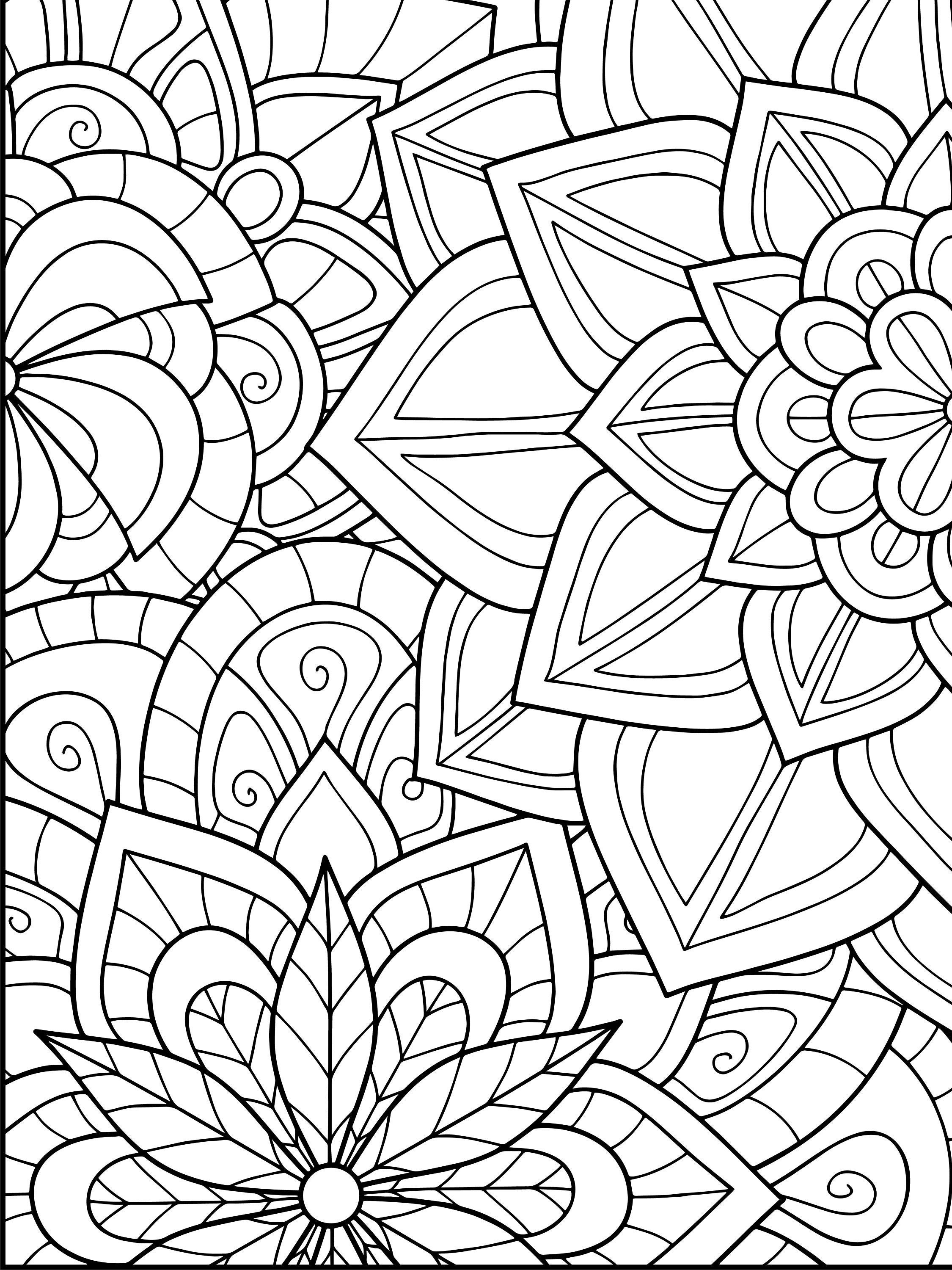 Giant Coloring Poster I |mandala Coloring | Creative Coloring Page ...