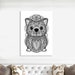 Super Cute Bulldog Mandala Coloring Page | Giant Creative Coloring Page ...