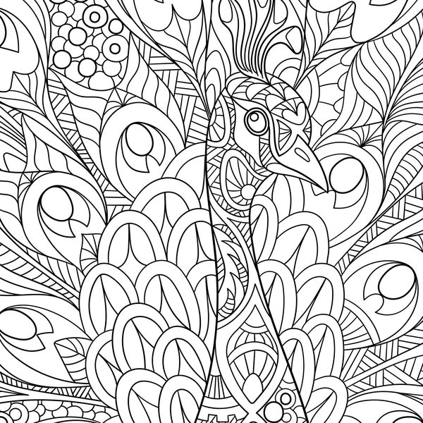 Giant Coloring Poster Zentangle Coloring Creative Coloring Page Team ...