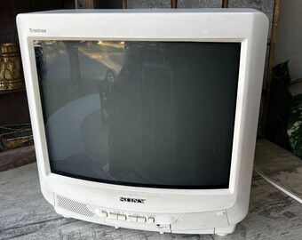 Sony Trinitron 13" Retro CRT Color TV Television With Remote KV-13M42 ...