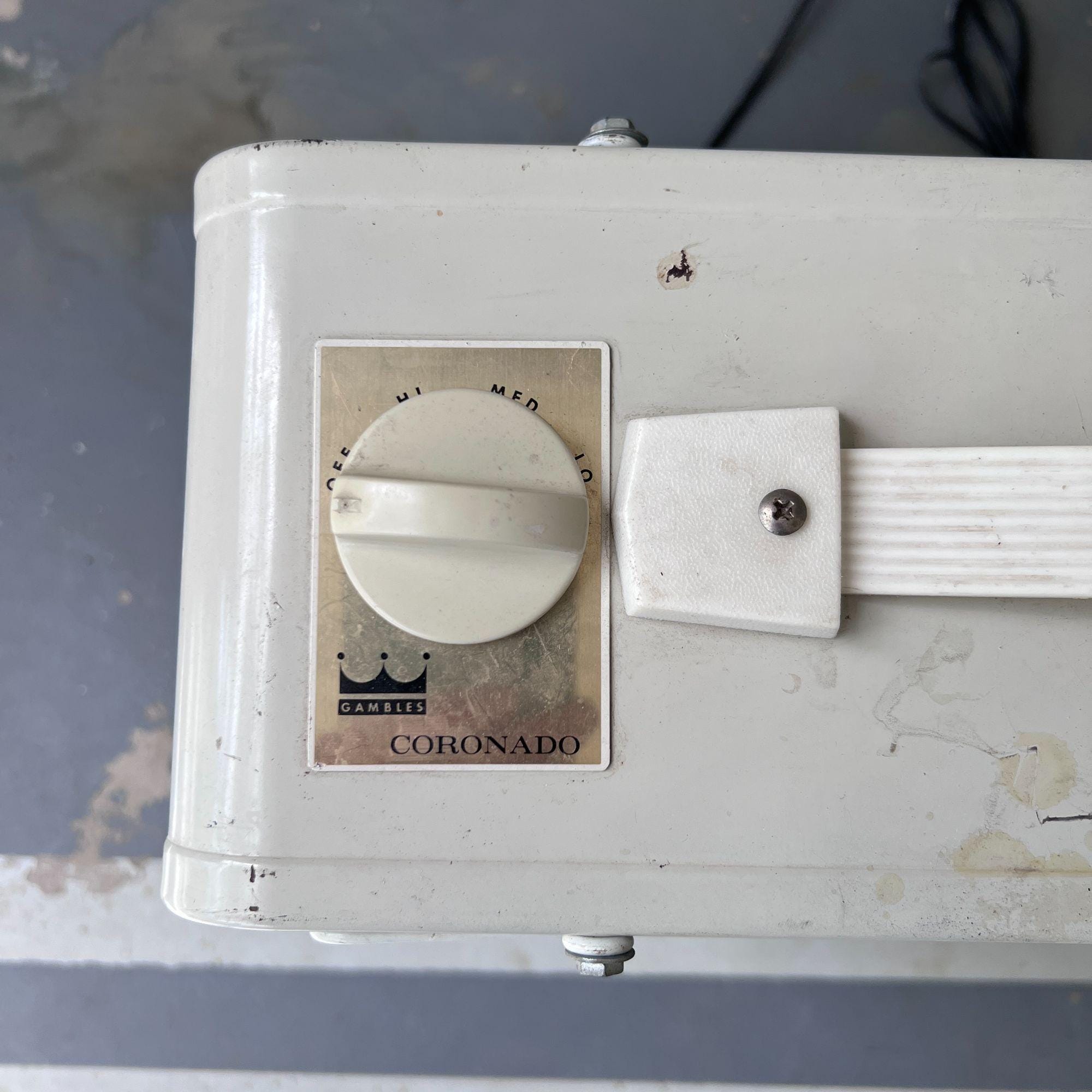 Vintage Coronado 12 All Metal 2-speed Box Fan Working Condition ...