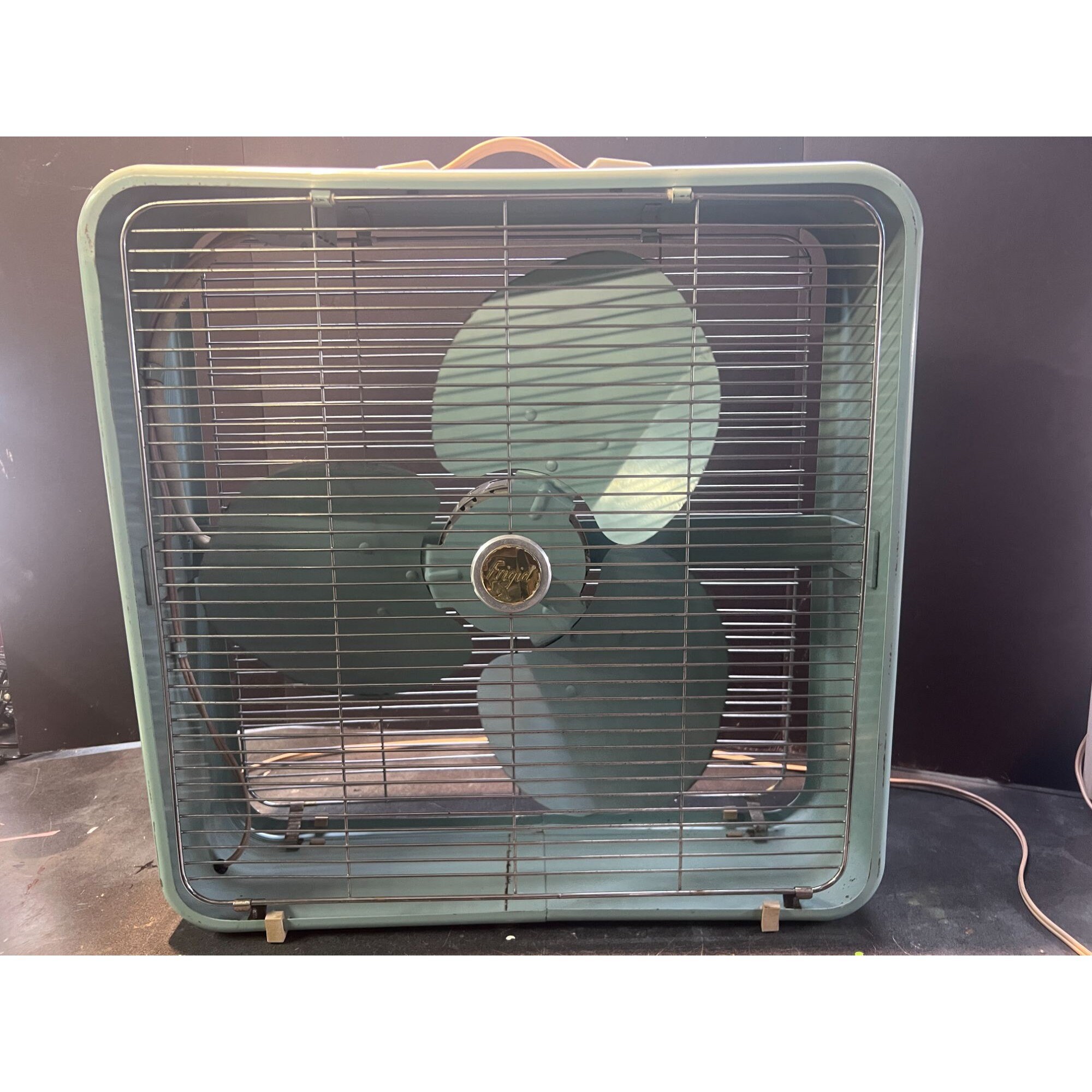 1950s Frigid Aqua Blue 3-blade Box Fan Works - Etsy
