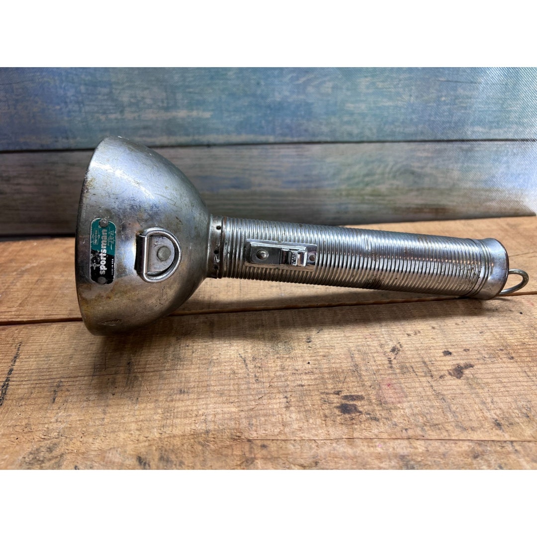 Vintage 10" Rayovac Sportsman Flashlight - Works! - Etsy