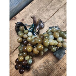 Vintage Jade Grape Clusters Set of 2 - Etsy