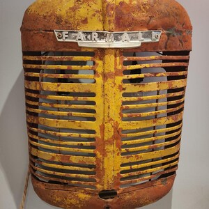 Vintage Farmall Tractor Grille Wall Light Decor - Etsy