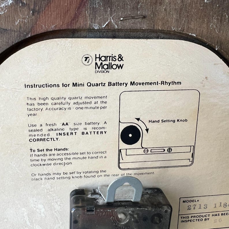 Vintage Verichron Octagon Wall Clock 11x11 Wood Quartz Battery-powered ...