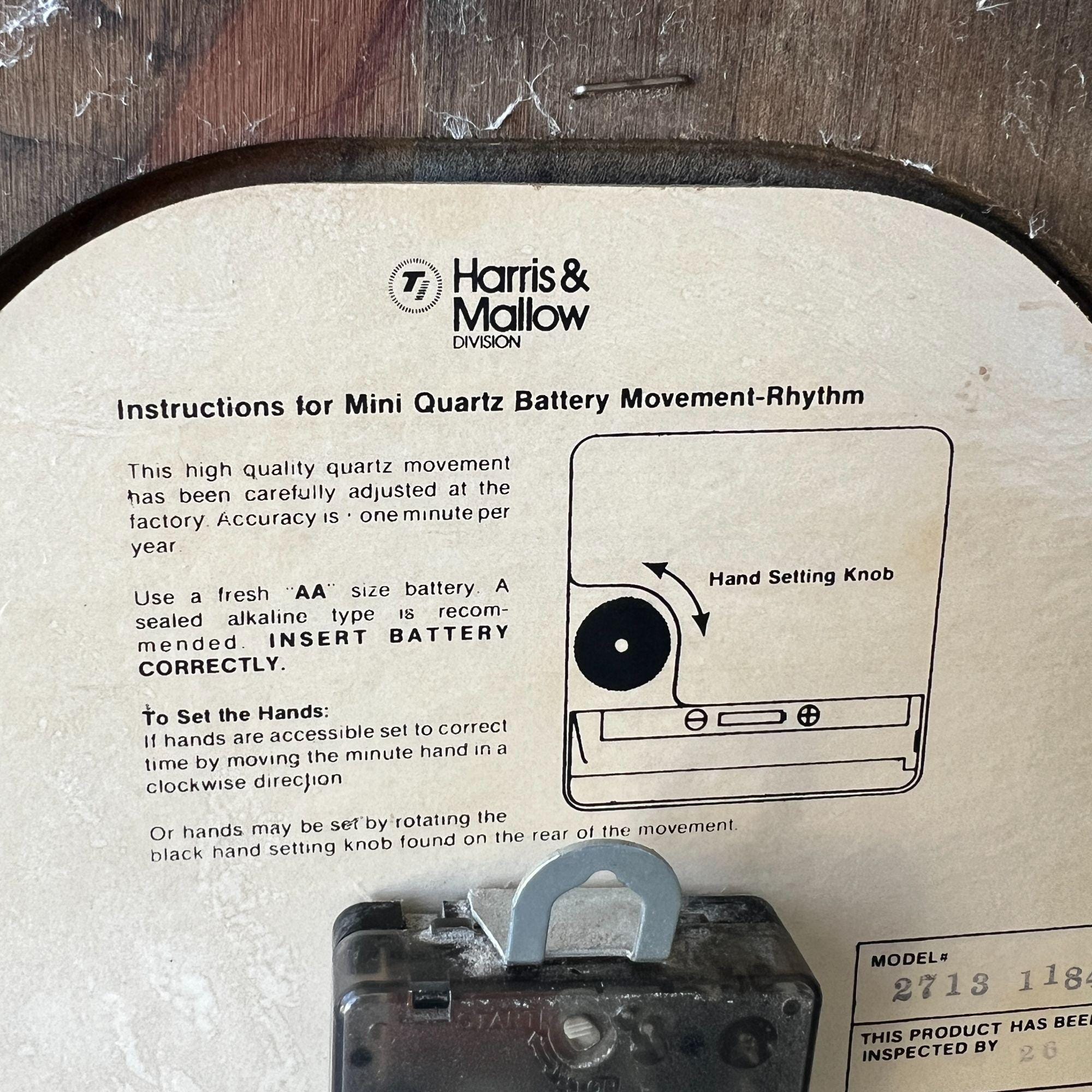 Vintage Verichron Octagon Wall Clock 11x11 Wood Quartz Battery-powered ...