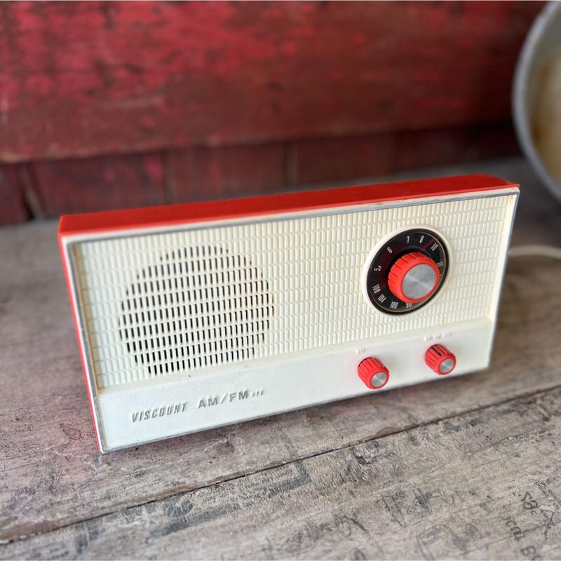 Vintage Table Am/fm Radio - Etsy