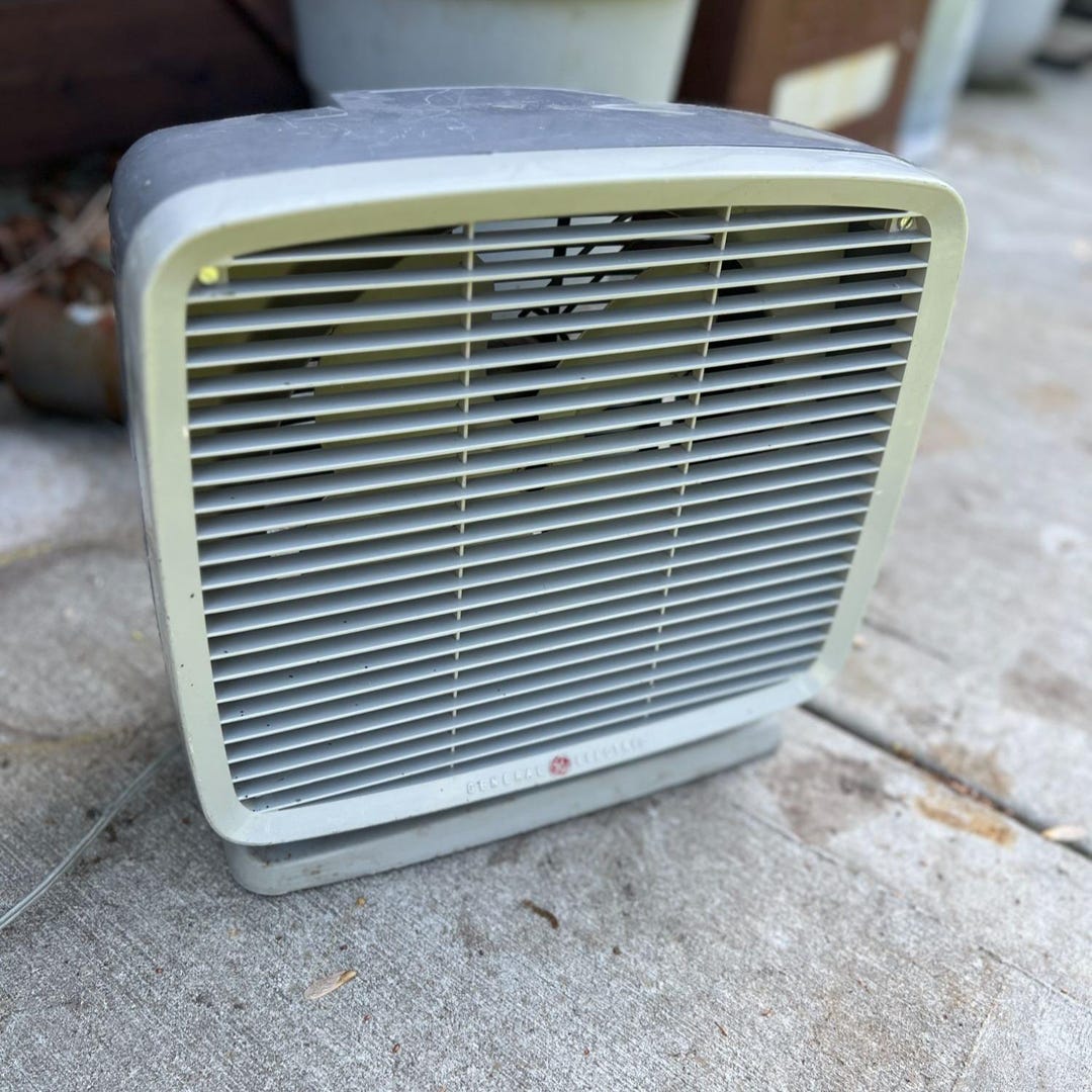Vintage General Electric Box Fan | 14"x14"x8" | Fully Functional - Etsy