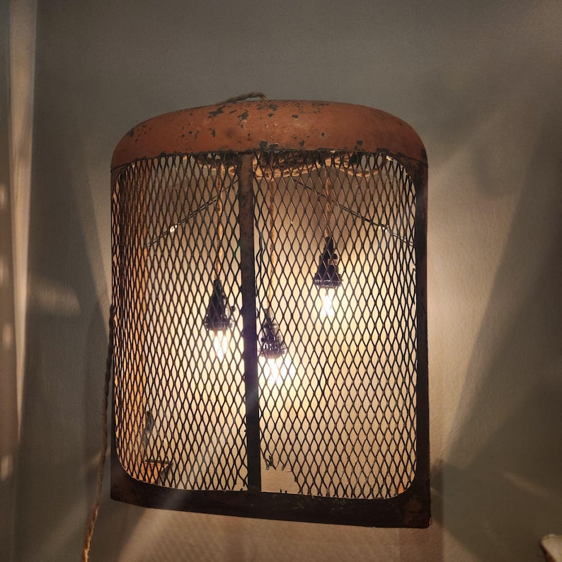 Vintage Allis Chalmers Industrial Style Tractor Grill Wall Light - Etsy