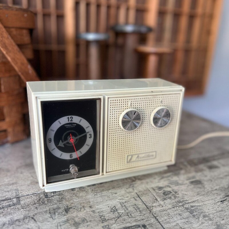 1960s Clock Radio - Etsy