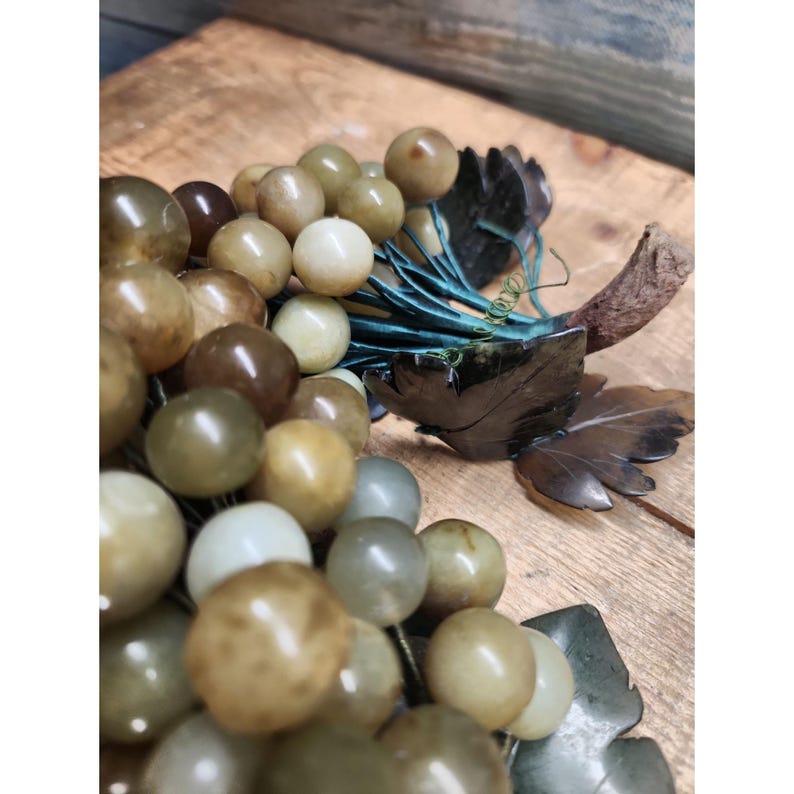 Vintage Jade Grape Clusters Set of 2 - Etsy