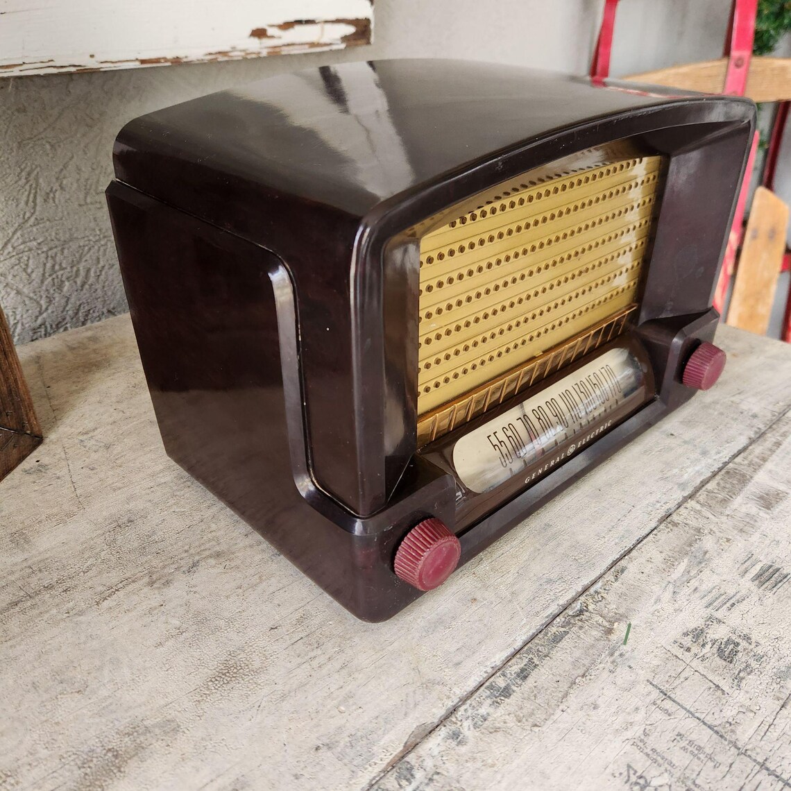 1940s GE Radio Retrofitted With Bluetooth Vintage Upcycled Bluetooth ...
